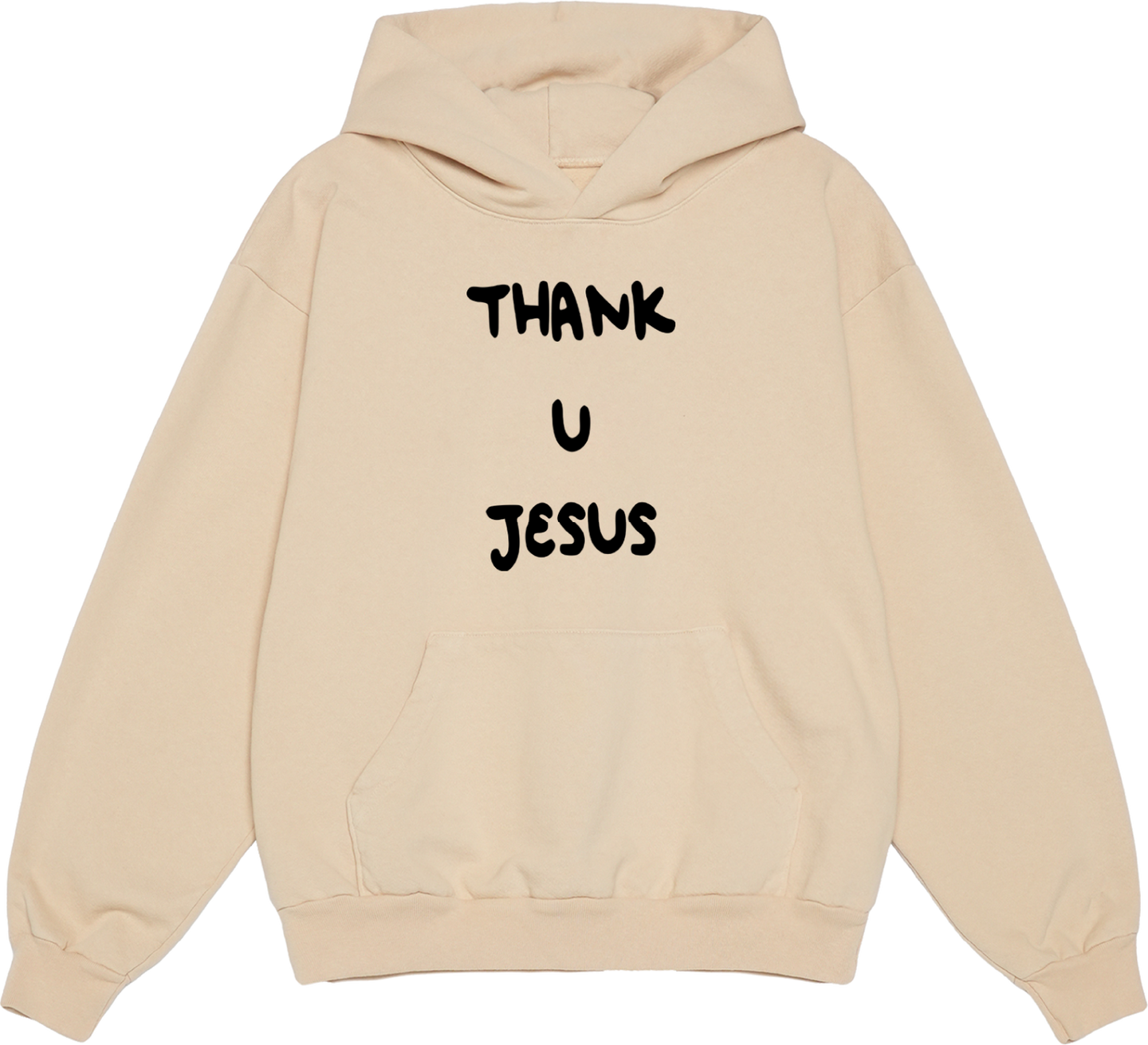 Thank U Jesus Sand Hoodie! – Official Merch by D'Aydrian Harding