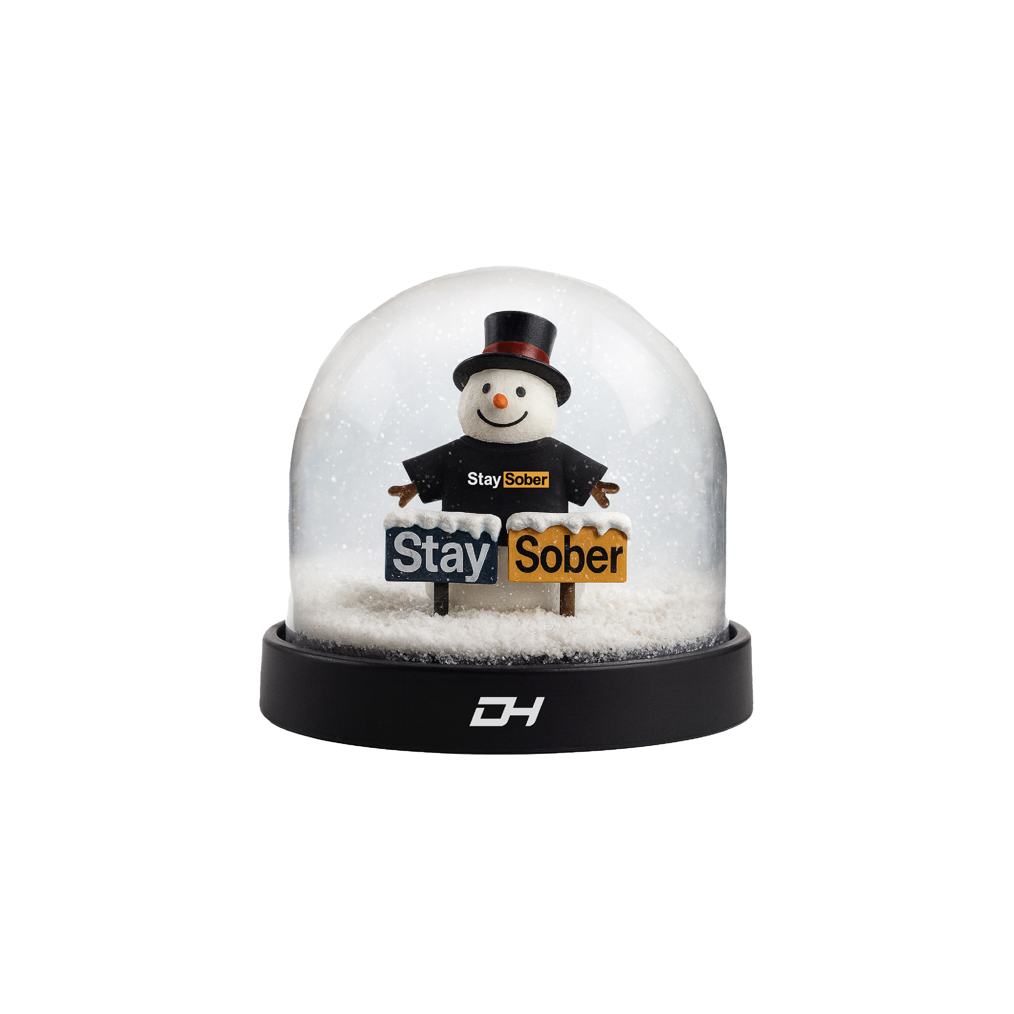 Stay Sober Snow Globe! – Official Merch by D'Aydrian Harding