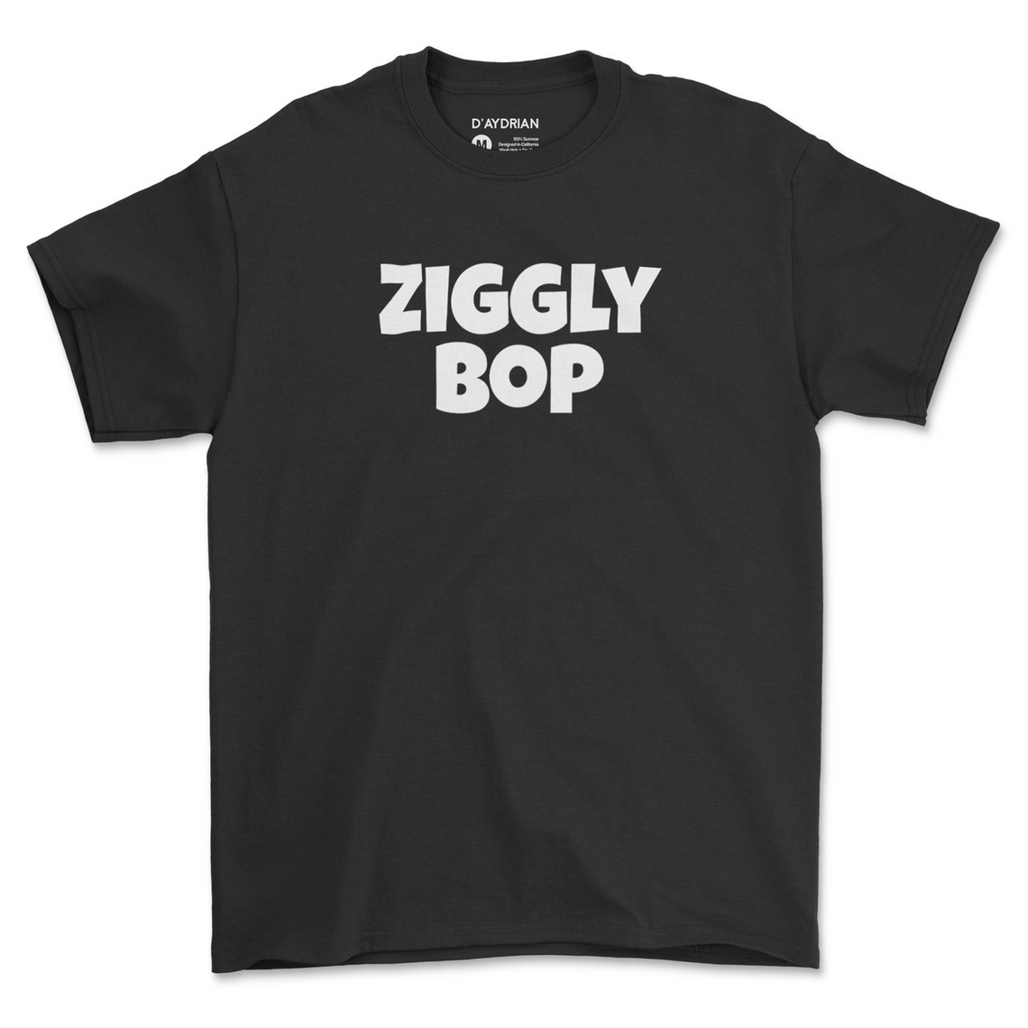 Ziggly Bop Black Tee – Official Merch by D'Aydrian Harding