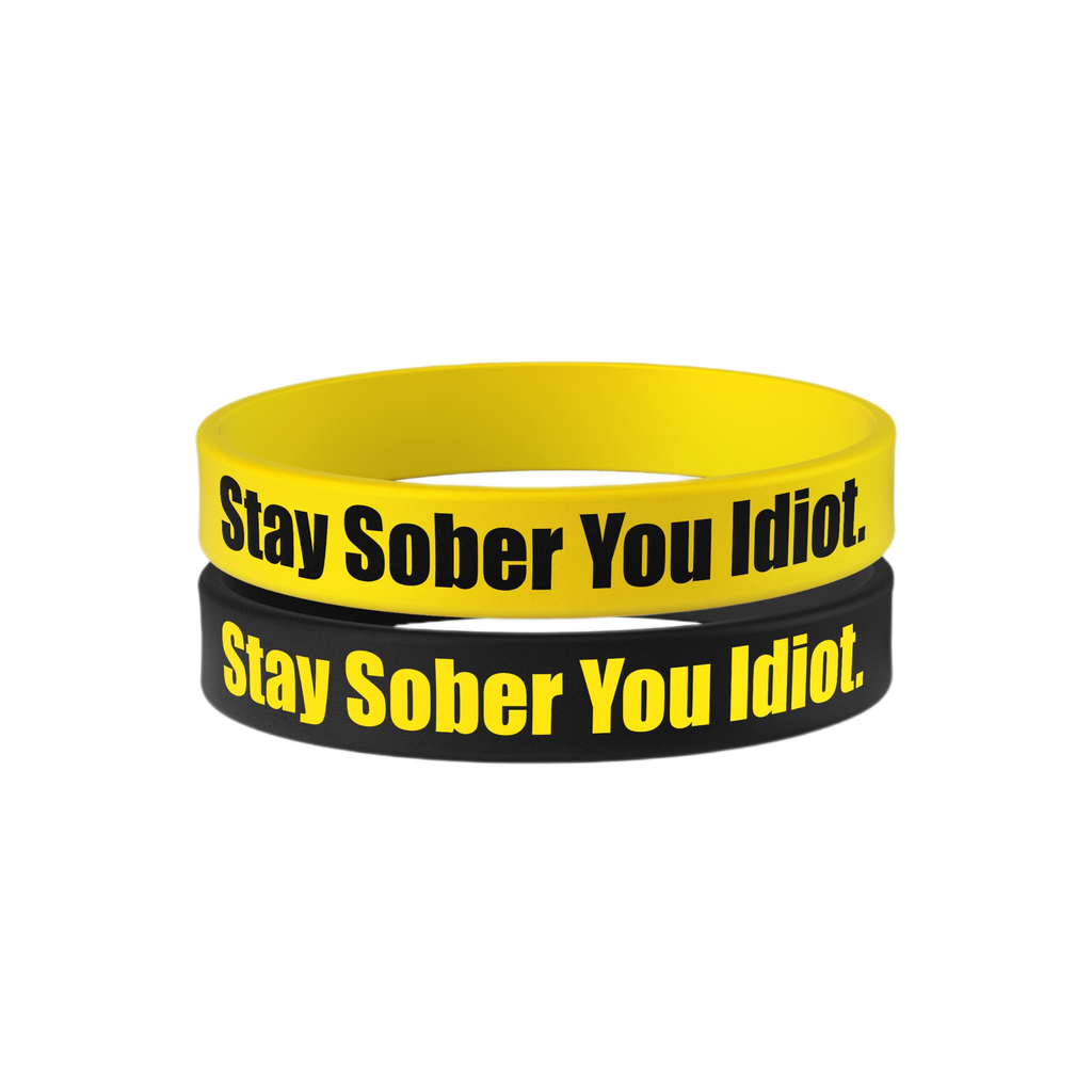 Stay Sober Wristbands – Official Merch by D'Aydrian Harding