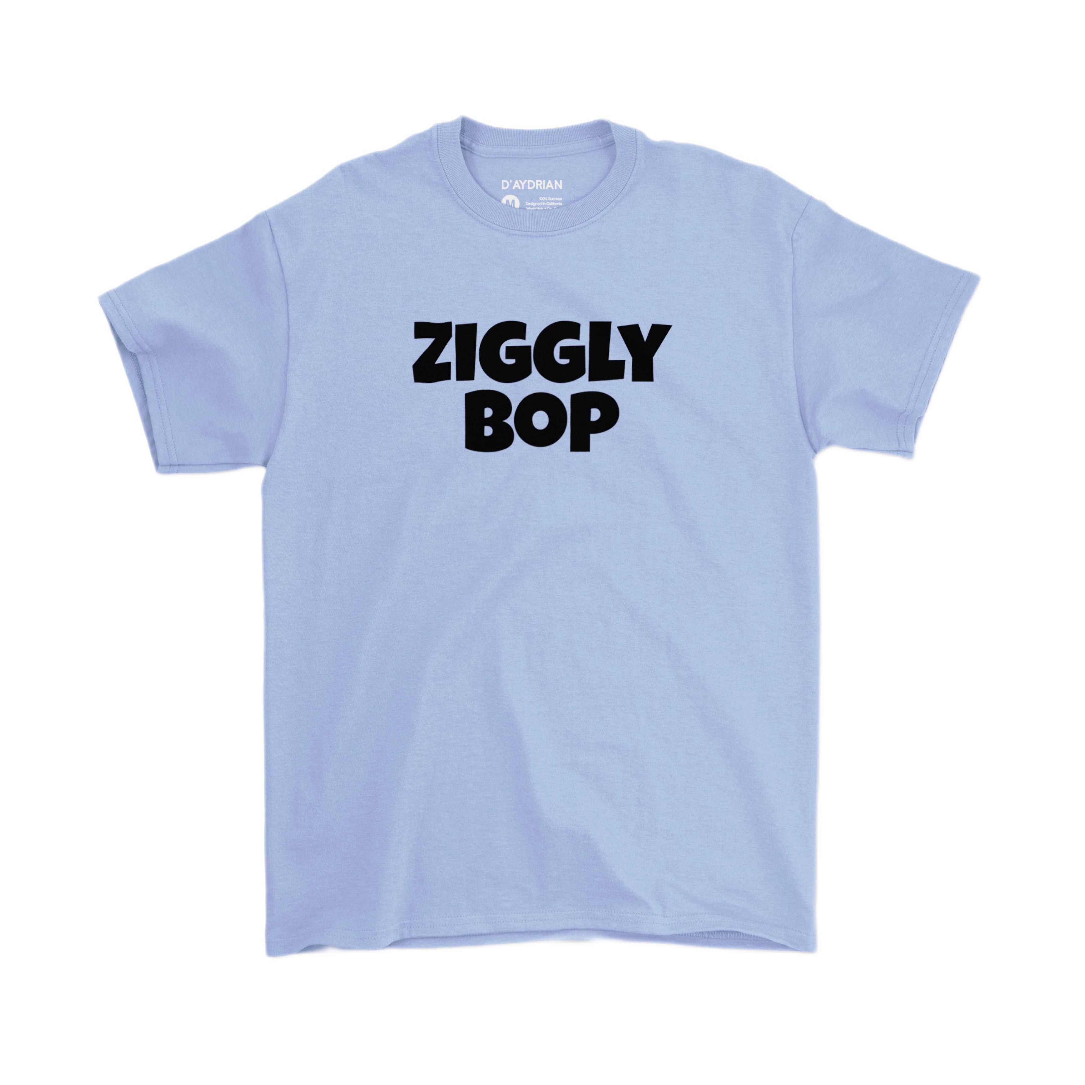 Ziggly Bop Light Blue Tee – Official Merch by D'Aydrian Harding